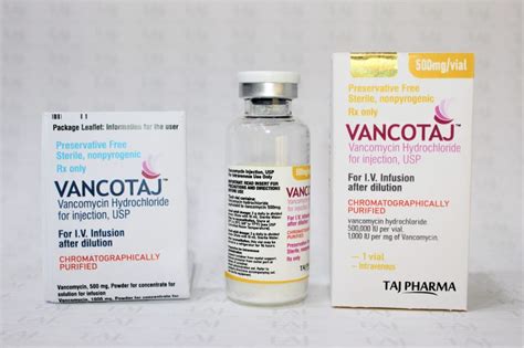 Vancomycin Hydrochloride For Injection Usp 500mg Vancotaj