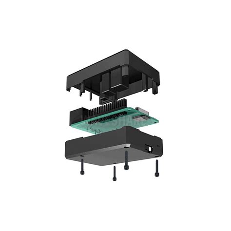 Aluminum Grid Grooved Case For Raspberry Pi 4 Buy Online At Low Price In India ElectronicsComp Com