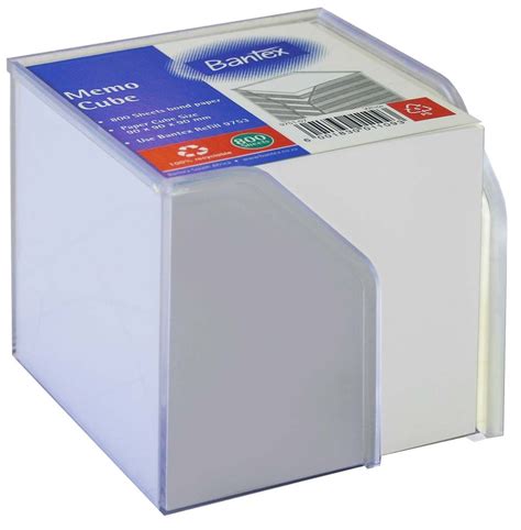 Full Memo Cube And Refills Cube With White Sheets White Office National Full Memo Cube And Refills Cube With White Sheets White Office National