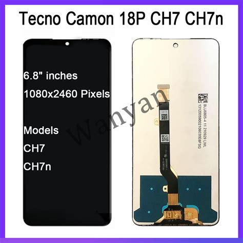 Oem Fortecno Camon 18 Camon 18p Lcd Display Touch Screen Replacement