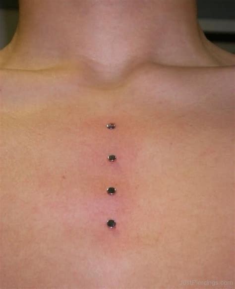 Chest Piercing Tattoo Designs For Women