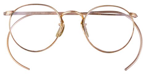 Antique Artcraft 18k Gold Eyeglasses Frames By Timeless Eyewear