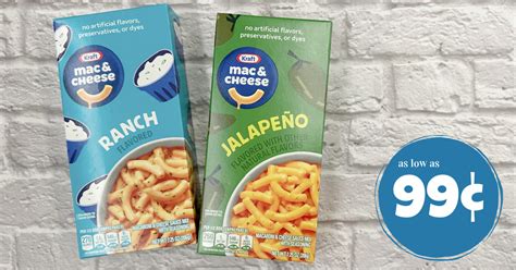 Kraft Flavored Mac And Cheese As Low As 99¢ Kroger Krazy