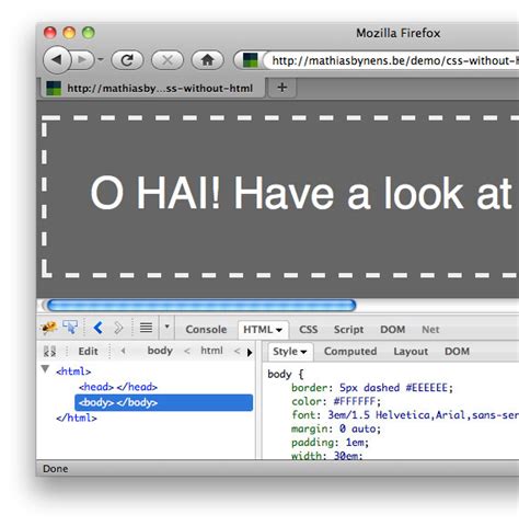 Using CSS Without HTML CSS Tricks