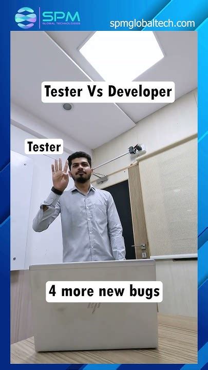 tester vs developer shorts ytshorts spmglobaltechnologies tester