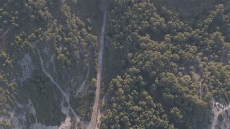 Ariel View Flying Above Roads Between Stock Footage Video 100 Royalty