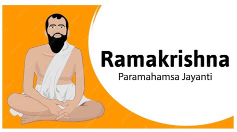 Premium Vector Ramakrishna Paramahamsa Jayanti Vector Illustration