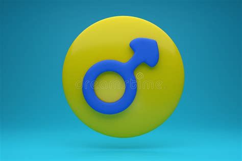 Blue Male Gender Symbol Stock Illustration Illustration Of Design