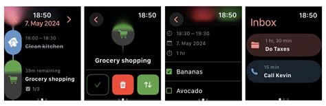 Structured On Apple Watch