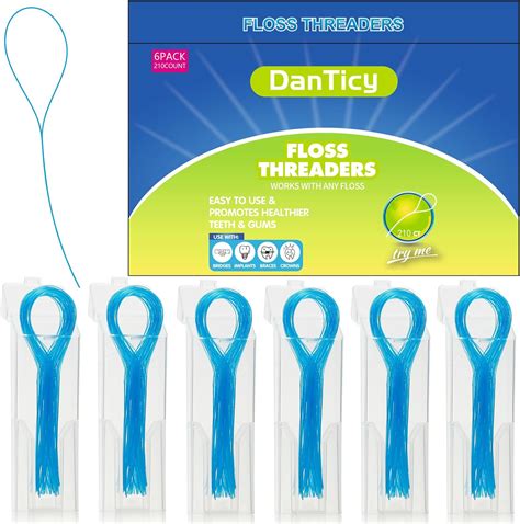 Floss Threaders Deep Clean Dental Floss Threader For Braces Bridges