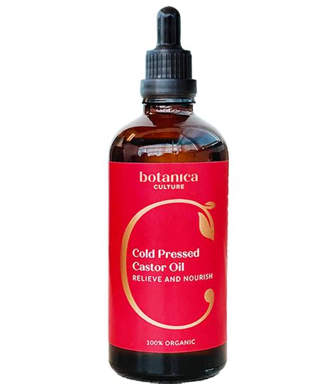 Organic Castor Oil 100ml Hexane Free Botanica Culture