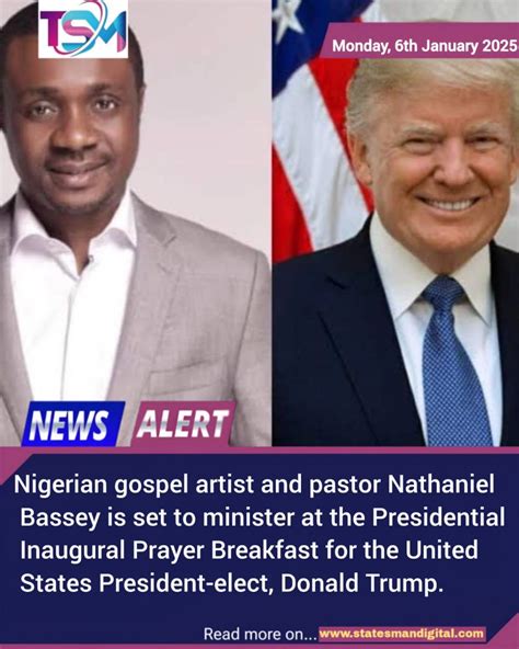 Nigerian Gospel Artist And Pastor Nathaniel Bassey Is Set To Minister