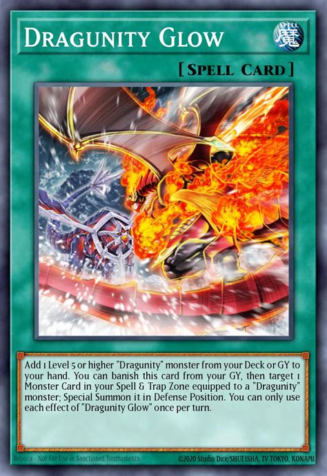 Dragunity Glow Yu Gi Oh Card Database Ygoprodeck