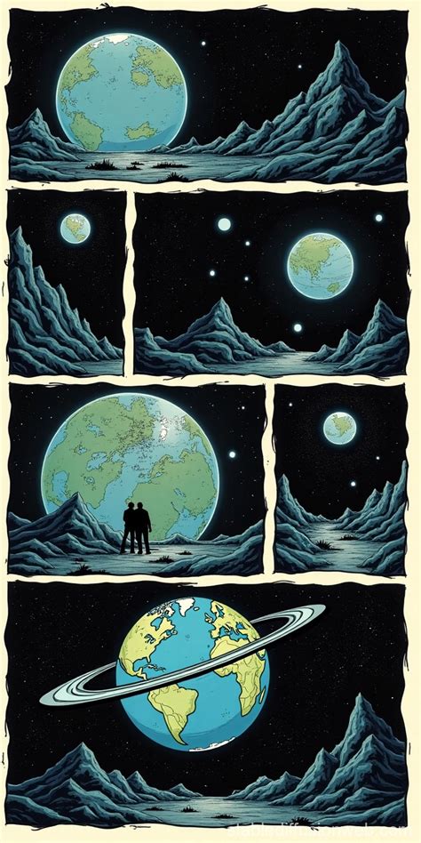 Earth S Eras Comic Strip Stable Diffusion Online