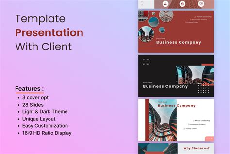 Slide Deck Presentation With Client Clicky