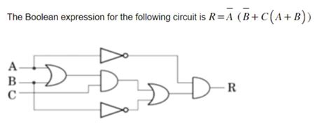 The Boolean Expression For The Following Studyx