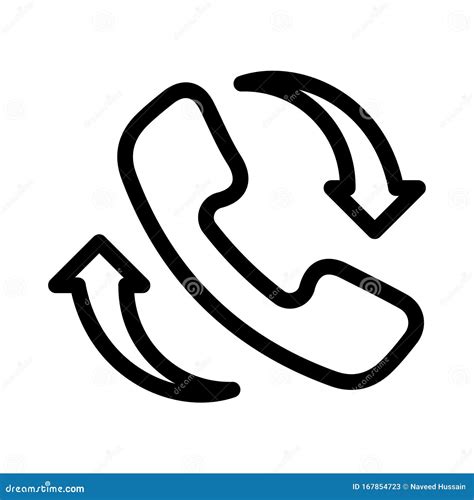 Redial Vector Thin Line Icon Stock Illustration Illustration Of Clip