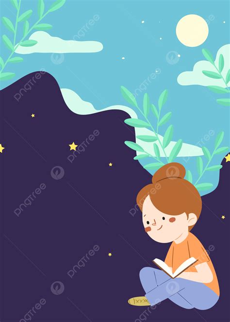 Background Gadis Sampul Buku Kartun Buku Gadis Book Latar Belakang