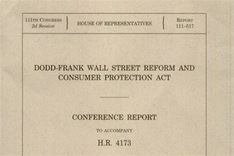 The Dodd Frank Act Part Of Our Financial Regulation Series