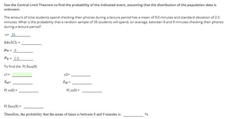 Solved Use The Central Limit Theorem To Find The Probability Chegg