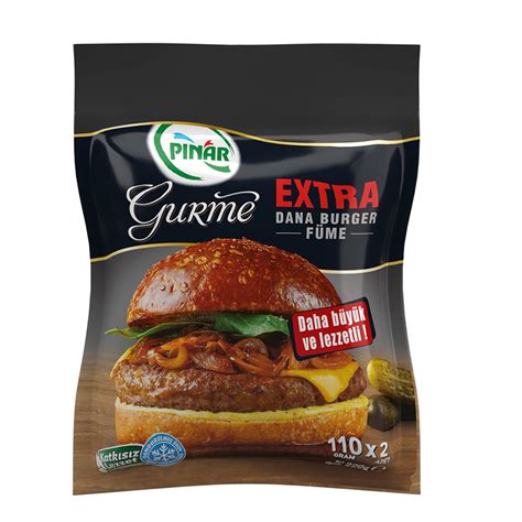 Pınar Gurme Extra Füme Dana Burger Pınar Lezzet Fikirleri