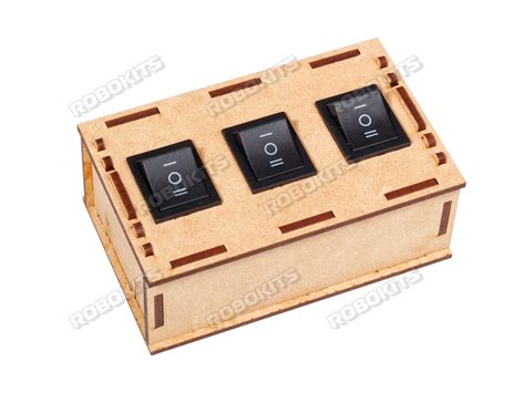 Robotic Box Enclosure 3 Way With DPDT Switches Robotic Box Enclosure 3 Way With DPDT Switches