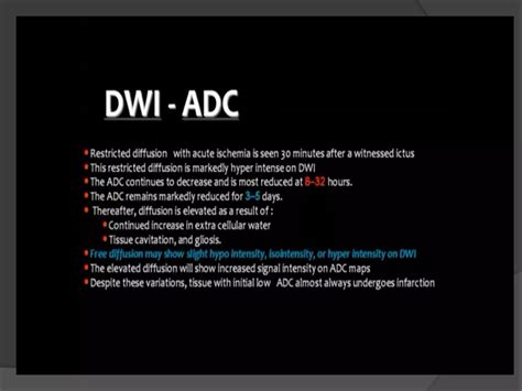 Diffusion Weighted Brain Imaging Ppt
