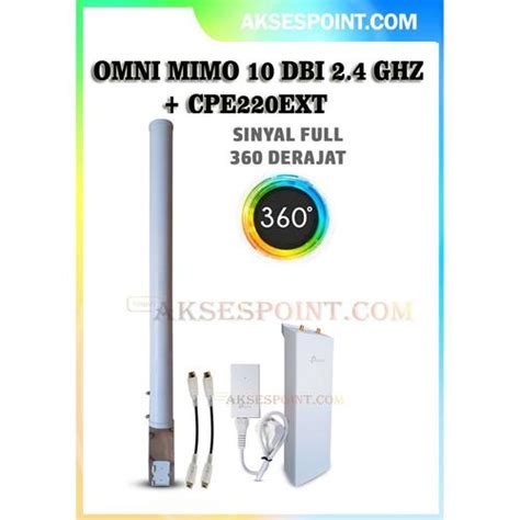 Jual Akses Point Outdoor 2 4 Ghz Tp Link Cpe220 Ext 300 Mbps Omni