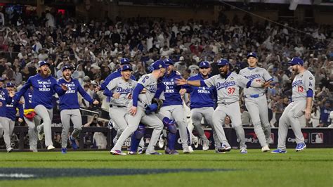 Dodgers Win World Series In 5 Games Overcome 5 Run Deficit With Help