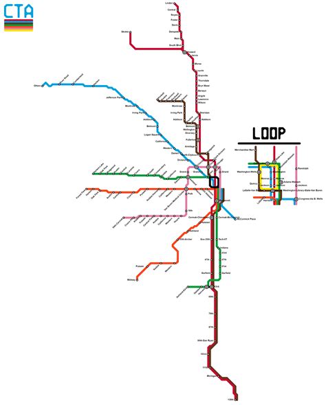 The Cta L Fantasy Future Map [diagram] [oc] Unoffical R Transitdiagrams