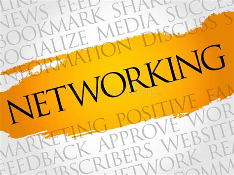 Networking Word Cloud Stock Illustration Illustration Of Client