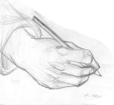 Mano Con Lapiz Imagui