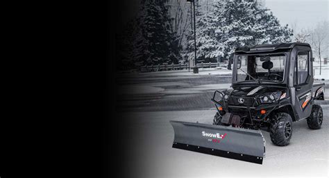Mid Duty Utv Straight Blade Snowplow Snowex®