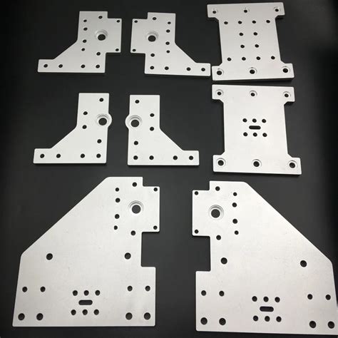 Set Of 8 Aluminum Gantry Plates Kit For Kyos Sphinx Cnc Machine Kyo