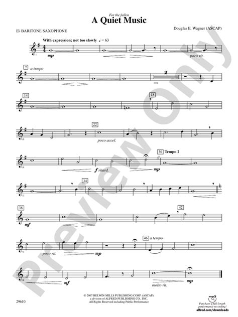 A Quiet Music E Flat Baritone Saxophone E Flat Baritone Saxophone