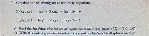 i need help on part b problem 2 ﻿for nonlinear
