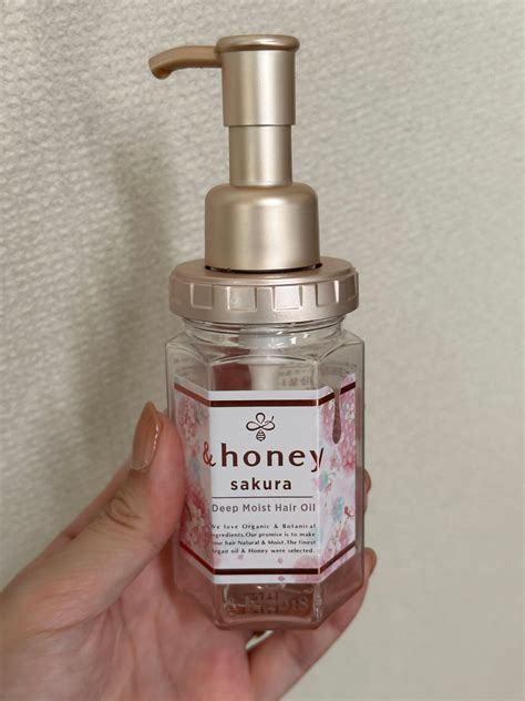 【限定ヘアオイル】サクラ ディープモイスト ヘアオイル｜andhoneyの口コミ ⭐️重めヘアオイル（限定品）⭐️ By みさ／レビュー800