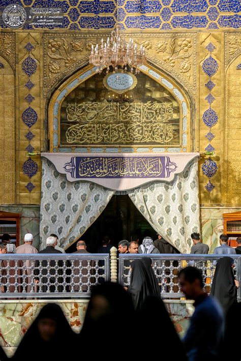 ایوان طلا نگارخانه آستان مقدس علوی