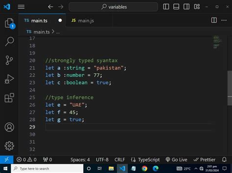 Suhail Ali On Linkedin Difference Between Strongly Typed Syntax And Type Inference In Typescript
