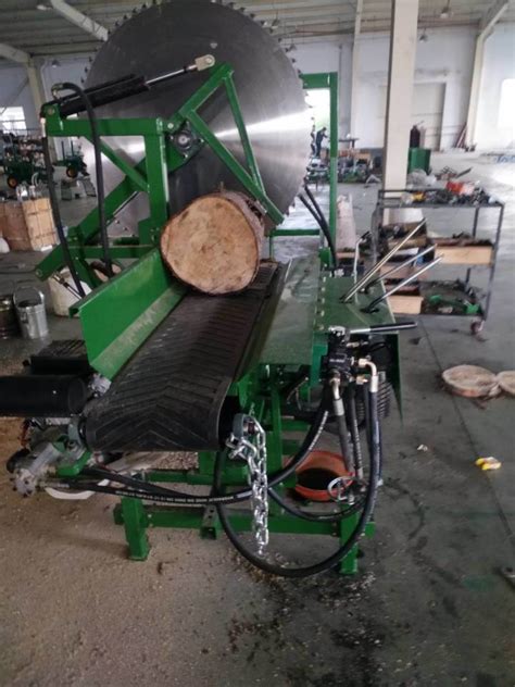 Electric Motor Big Saw Firewood Processor With Chain Table Firewood