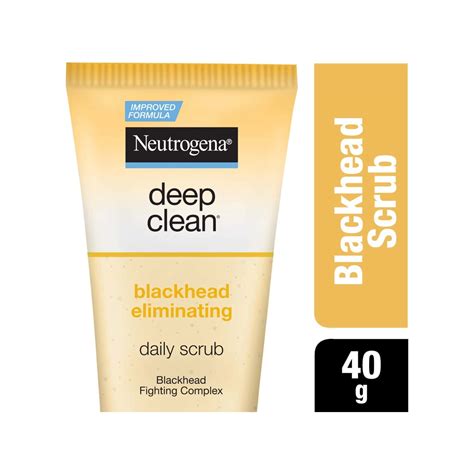 Buy Neutrogena Deep Clean Blackhead Eliminating Daily Scrub 40g
