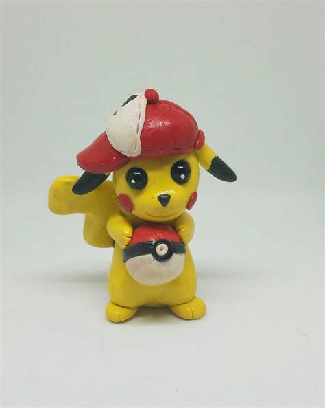 Pikachu Polymer Clay Sculpture By Wingedcreations On Deviantart