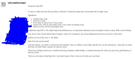 Solved Using The Map Adt A Map Is A Data Structure That