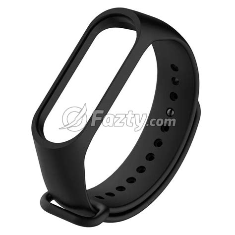 Correa De Silicona Para Xiaomi Mi Band 3 Mi Band 4 Color Negro Fazty Ecuador
