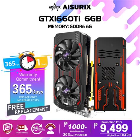 Aisurix Gtx Ti Super Gb Gddr Graphics Card Nvidia Video Card Gpu For Gaming Work