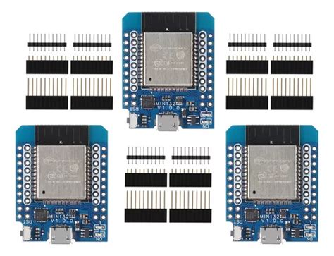 Qccan 3 Piezas Para Esp32 D1 Mini Nodemcu Esp 32 Wlan Wifi Meses Sin