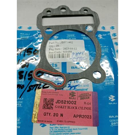 Bajaj Rouser 135 NS150 Boxer CT150 Base Block Gasket Genuine Shopee