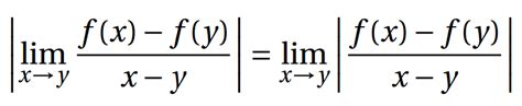 Calculus Limit Of Absolute Value Of Something Equals Absolute Value Of Limit Of Something