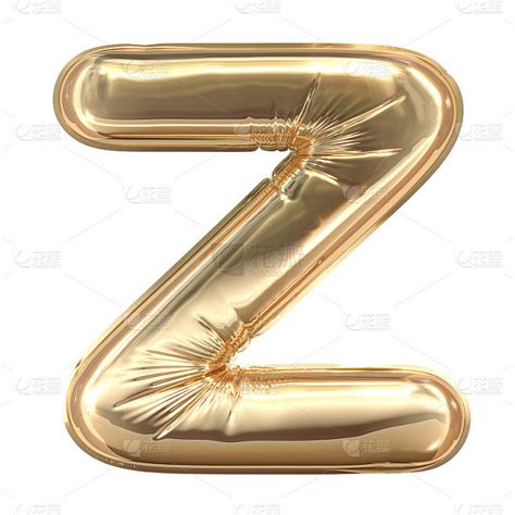 金色气球字体3D渲染