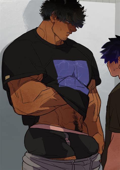 Rule 34 Balls Bara Big Balls Big Muscles Big Penis Blush Bulge